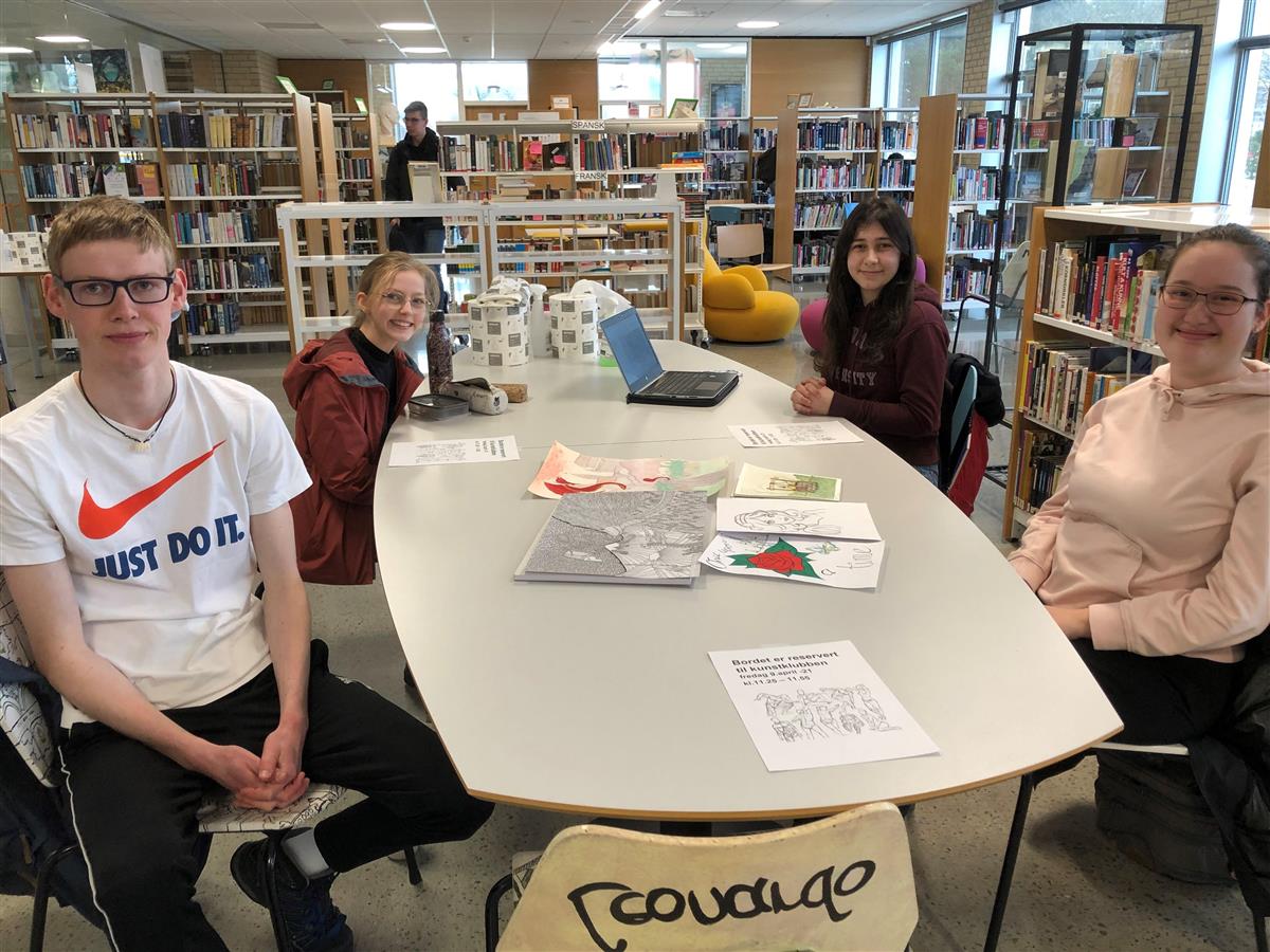 Sandnes vgs kunst og design-gruppe - Sandnes videregående skole